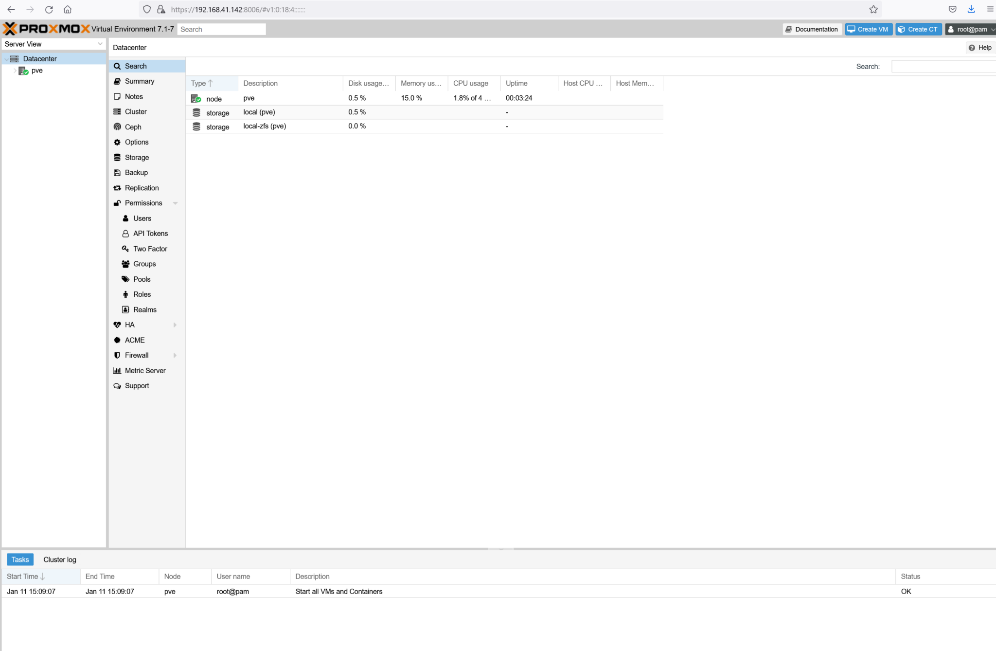 Proxmox VE on the Vault – Protectli Knowledge Base