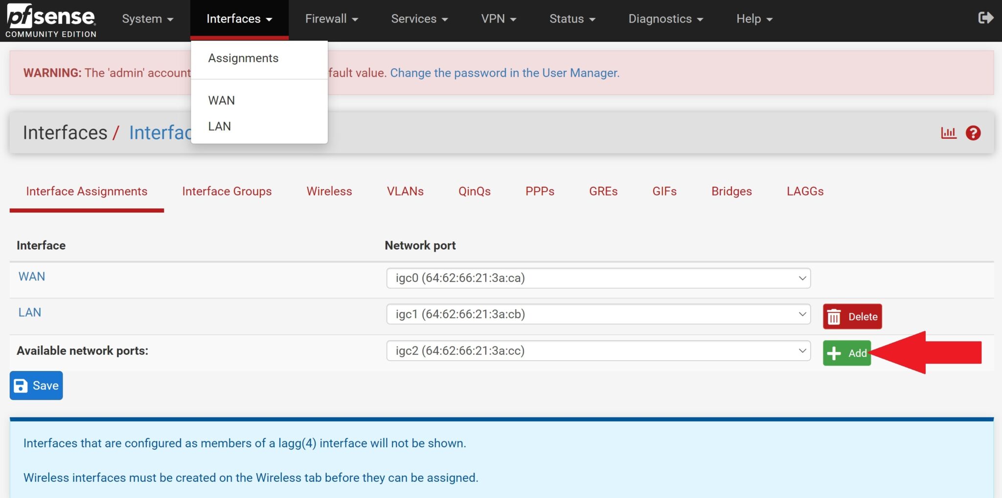 pfSense® Optional Port Configuration - Protectli Knowledge Base