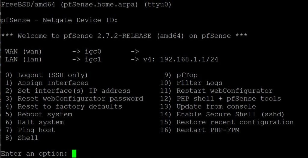 pfSense® Optional Port Configuration – Protectli Knowledge Base